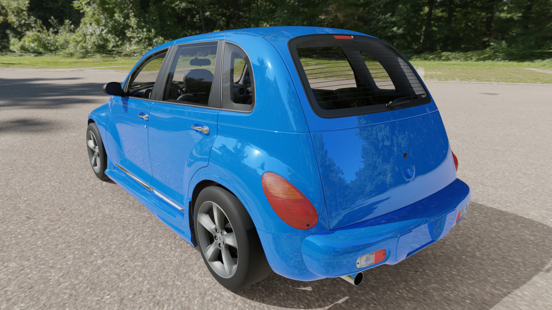 ArtStation - Chrysler PT Cruiser GT with Engine Sounds | Game Assets