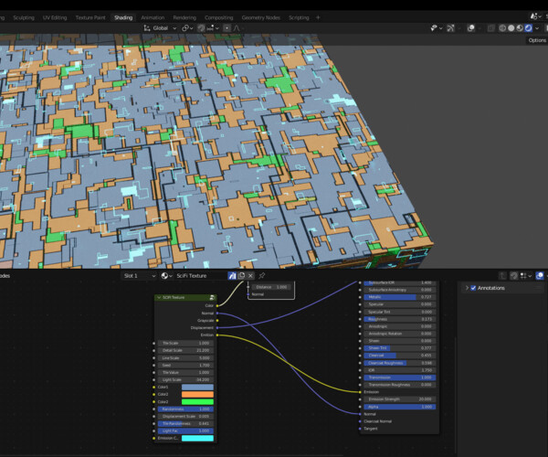 ArtStation - Sci-Fi Texture v2 for blender | Resources