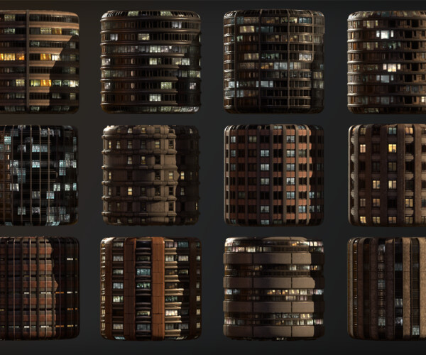 ArtStation - Building Facade Materials | Resources