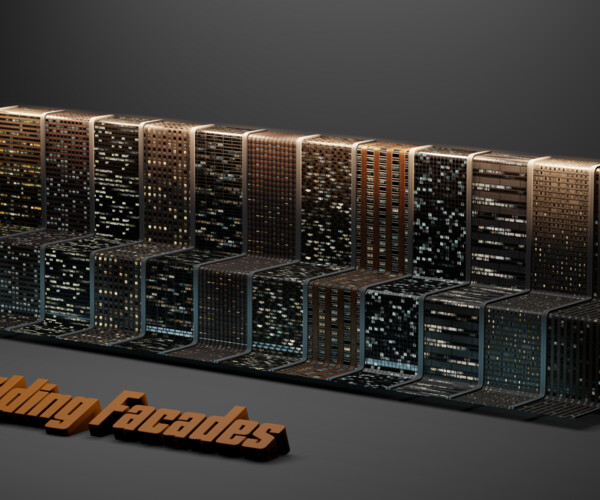 ArtStation - Building Facade Materials | Resources