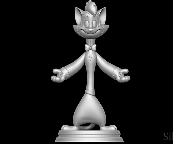 ArtStation - Danny - Cats Don`t Dance 3D print model | Resources