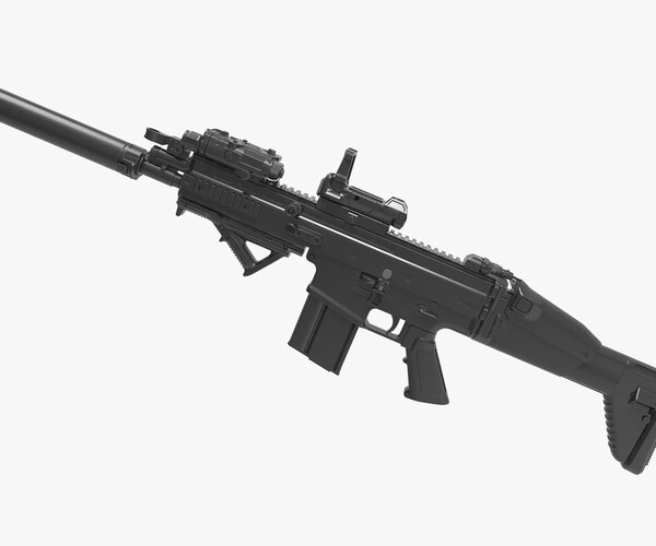 ArtStation - US SOCOM MK17 SCAR | Resources