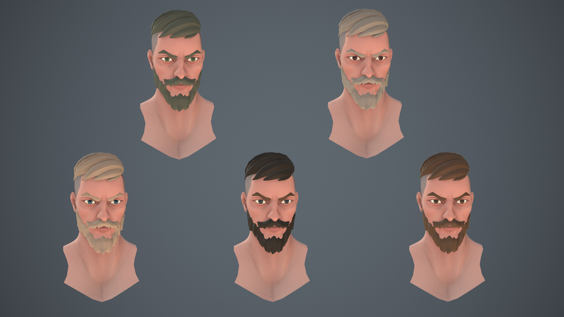 ArtStation - Game Ready Characters - Survivor01_Chiefman | Game Assets