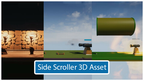ArtStation - Side Scroller Game 3D Asset | Game Assets