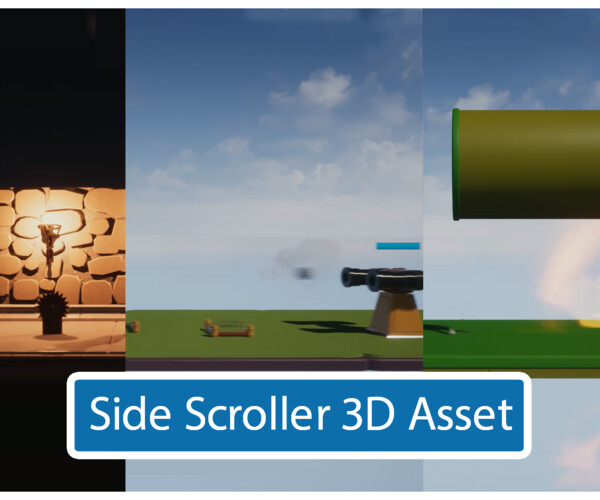 ArtStation - Side Scroller Game 3D Asset | Game Assets