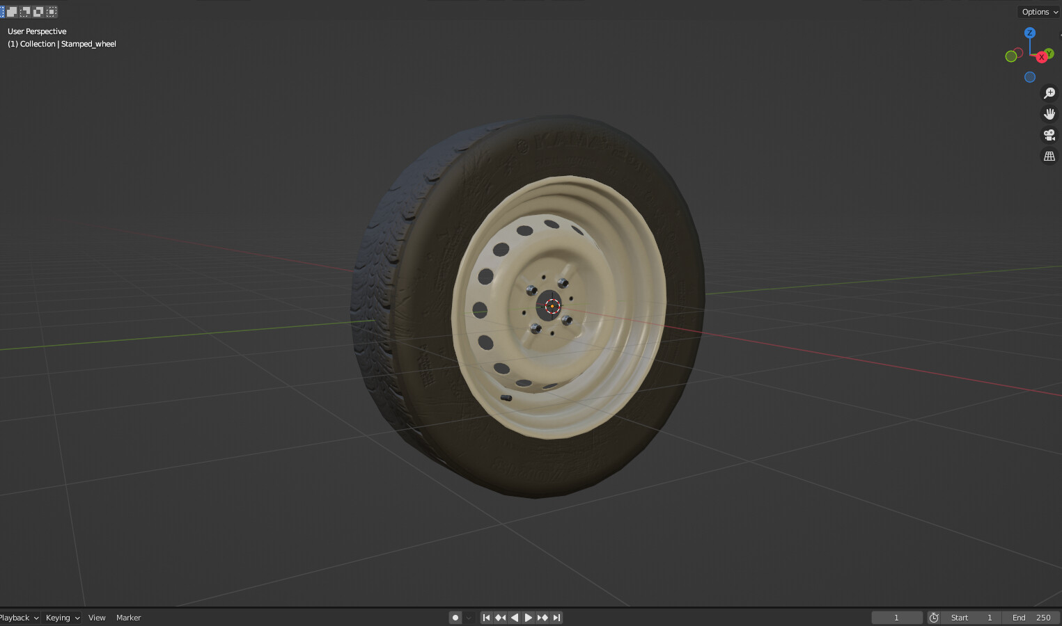 ArtStation - Stamped wheel | Game Assets