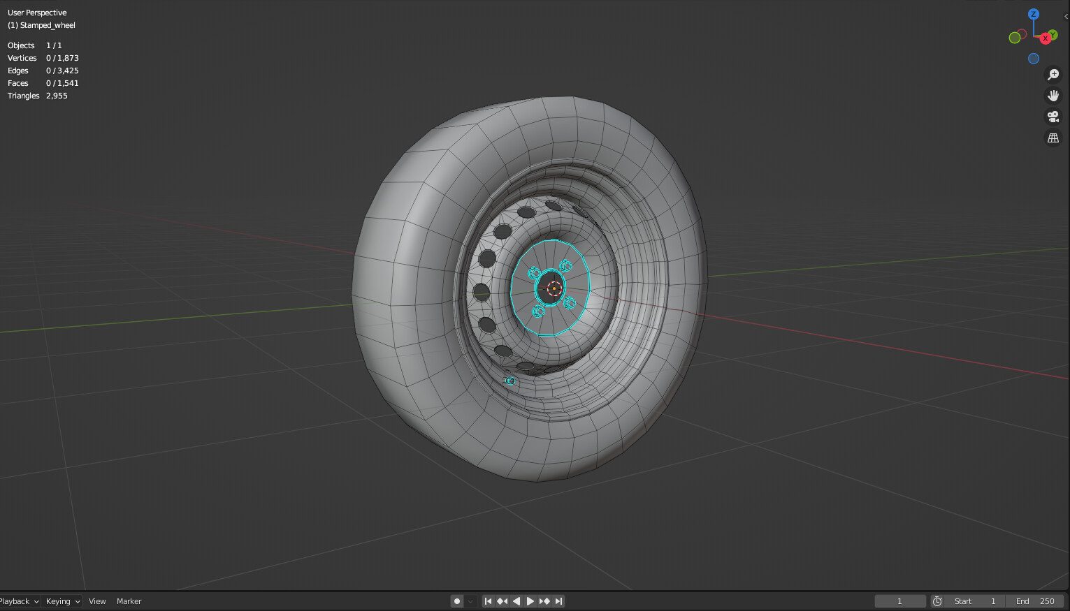 ArtStation - Stamped wheel | Game Assets