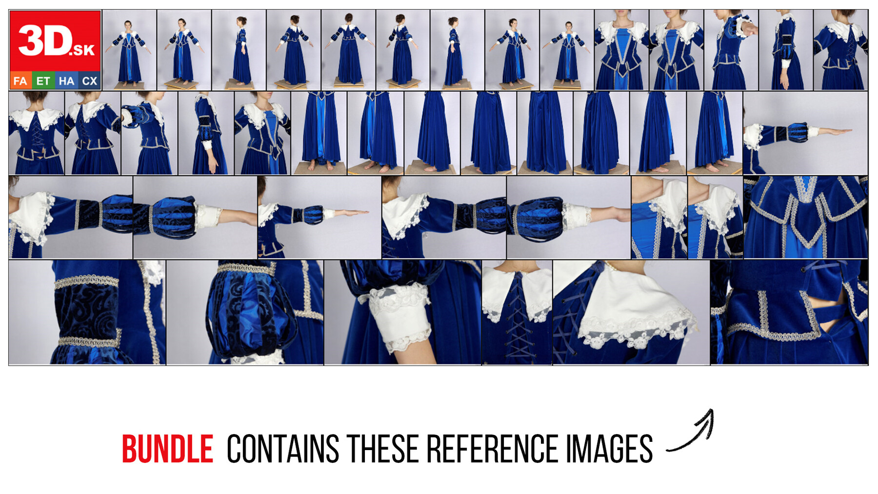 ArtStation - Historical Women's Clothing Reference #144 | Resources