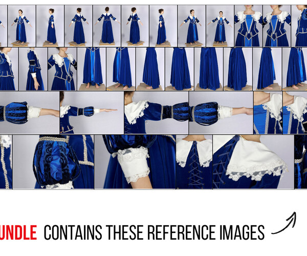 ArtStation - Historical Women's Clothing Reference #144 | Resources