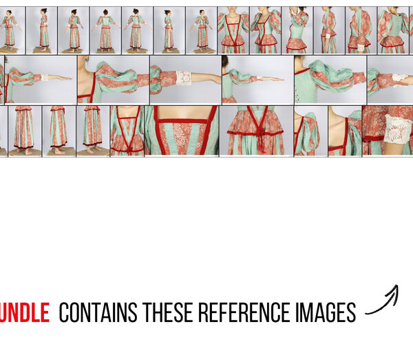 ArtStation - Historical Women's Clothing Reference #144 | Resources