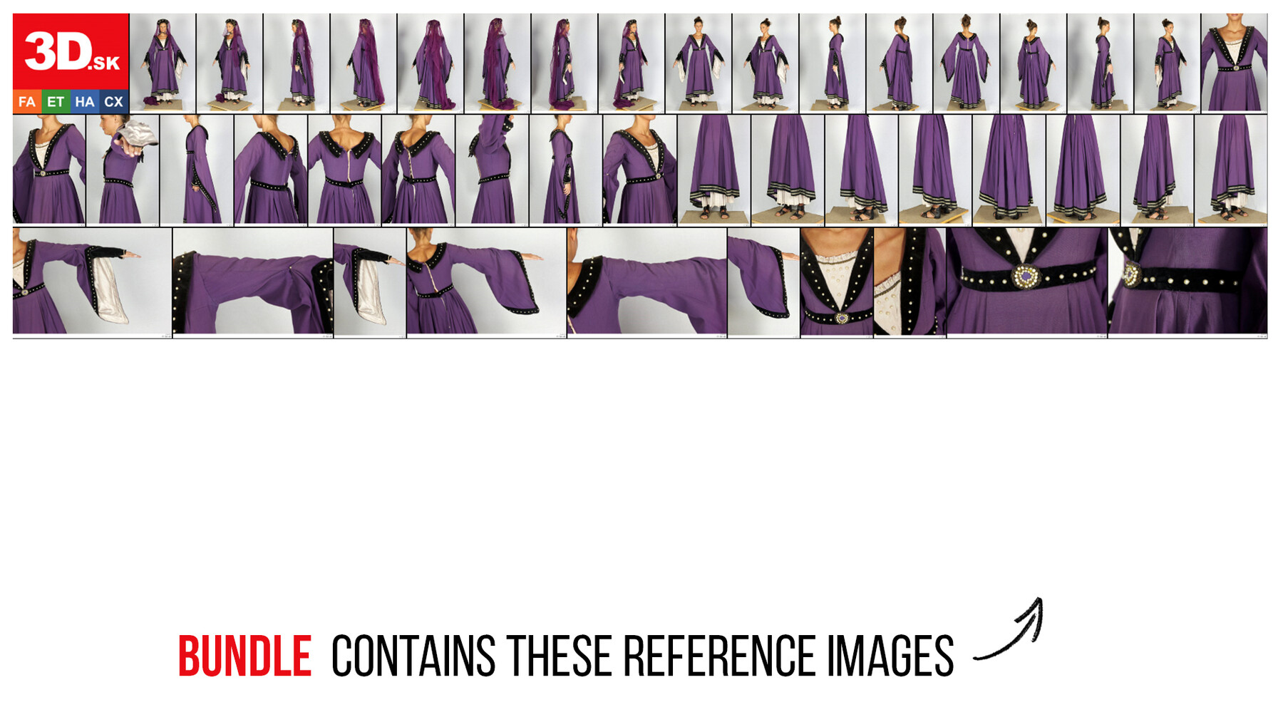 ArtStation - Historical Women's Clothing Reference #144 | Resources