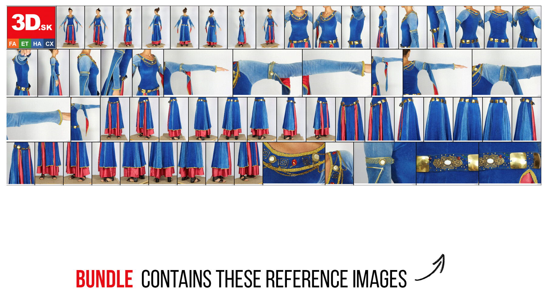 ArtStation - Historical Women's Clothing Reference #144 | Resources