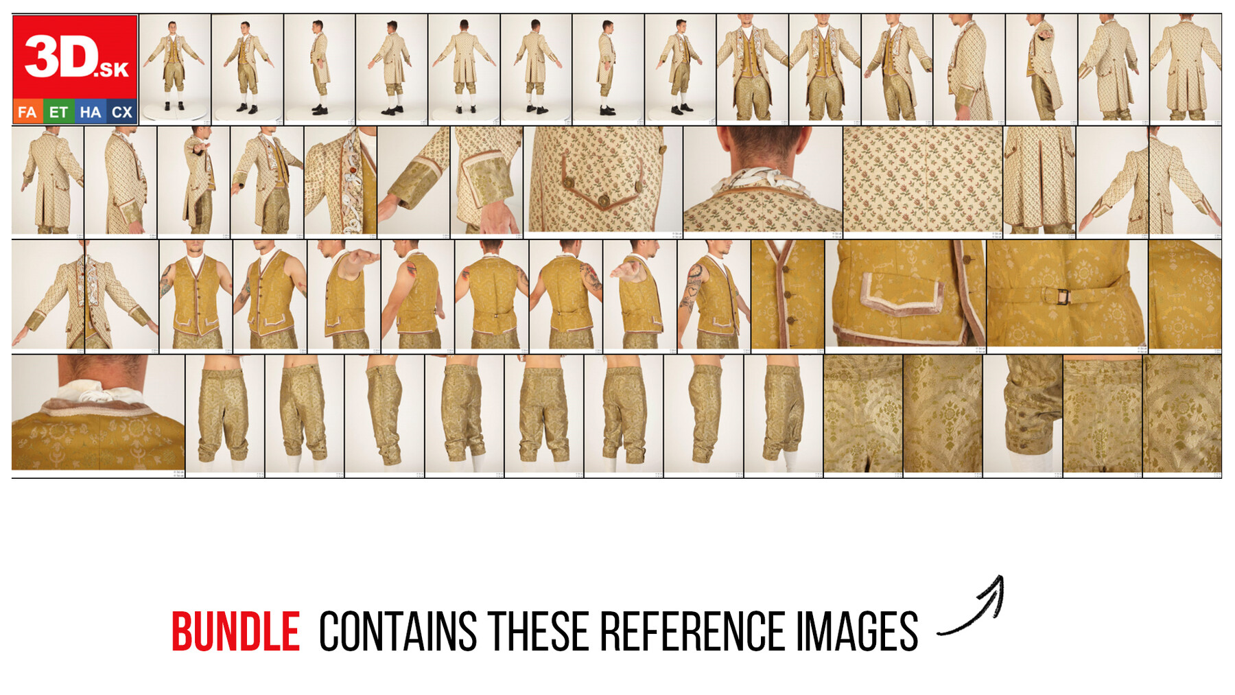 ArtStation - Historical Men's Clothing Reference #03 | Resources