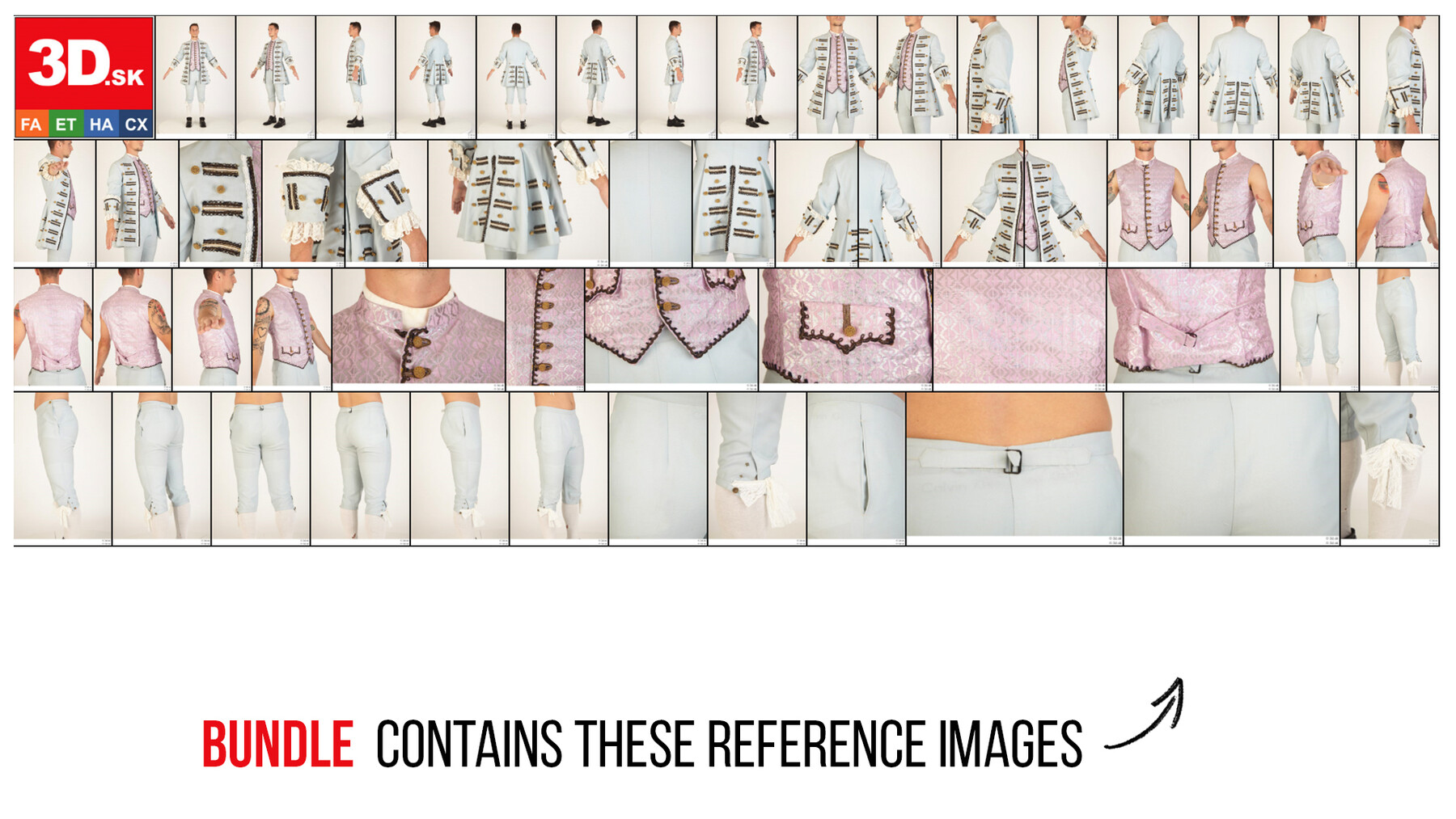 ArtStation - Historical Men's Clothing Reference #03 | Resources