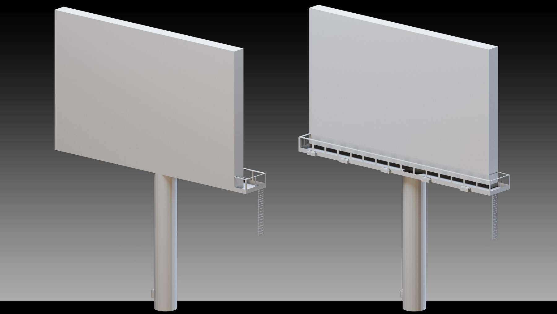 ArtStation - 41 Billboard Props- High detail 3d models | Resources