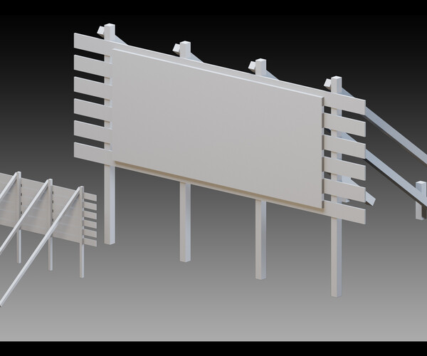 ArtStation - 41 Billboard Props- High detail 3d models | Resources