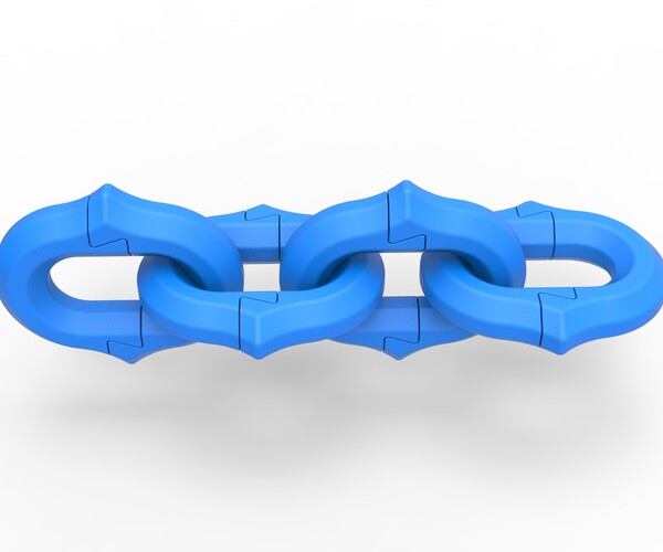 ArtStation - 3D printable Cosplay Chain 8 | Resources