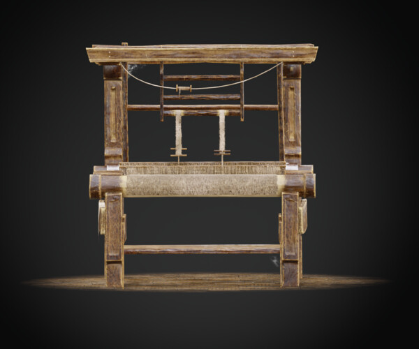 ArtStation - Medieval Loom game-ready 3D model | Game Assets