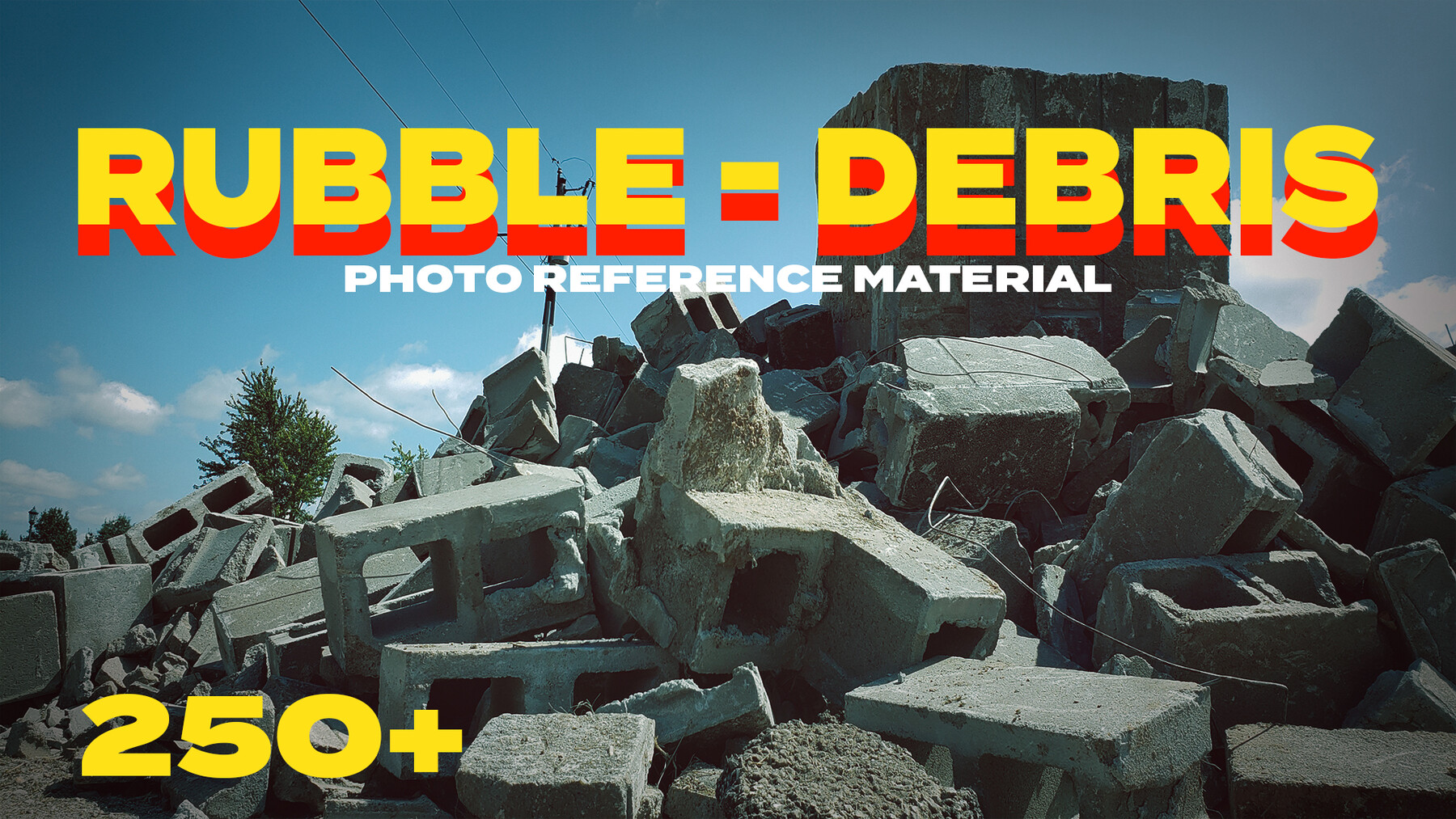 ArtStation - Rubble and Debris Photo Reference Pack | Resources