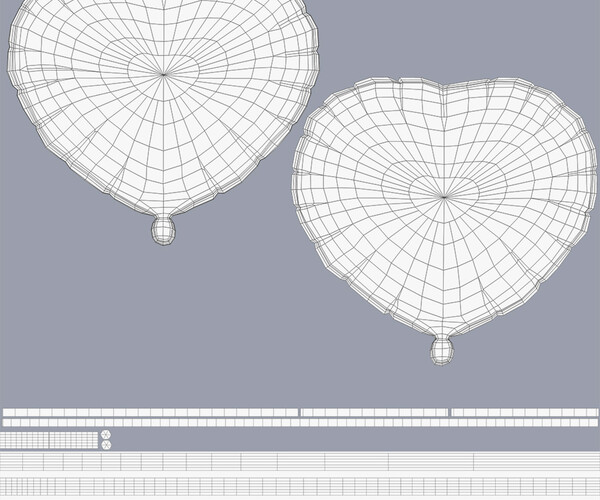 ArtStation - Balloons Low-poly model Collection | Resources