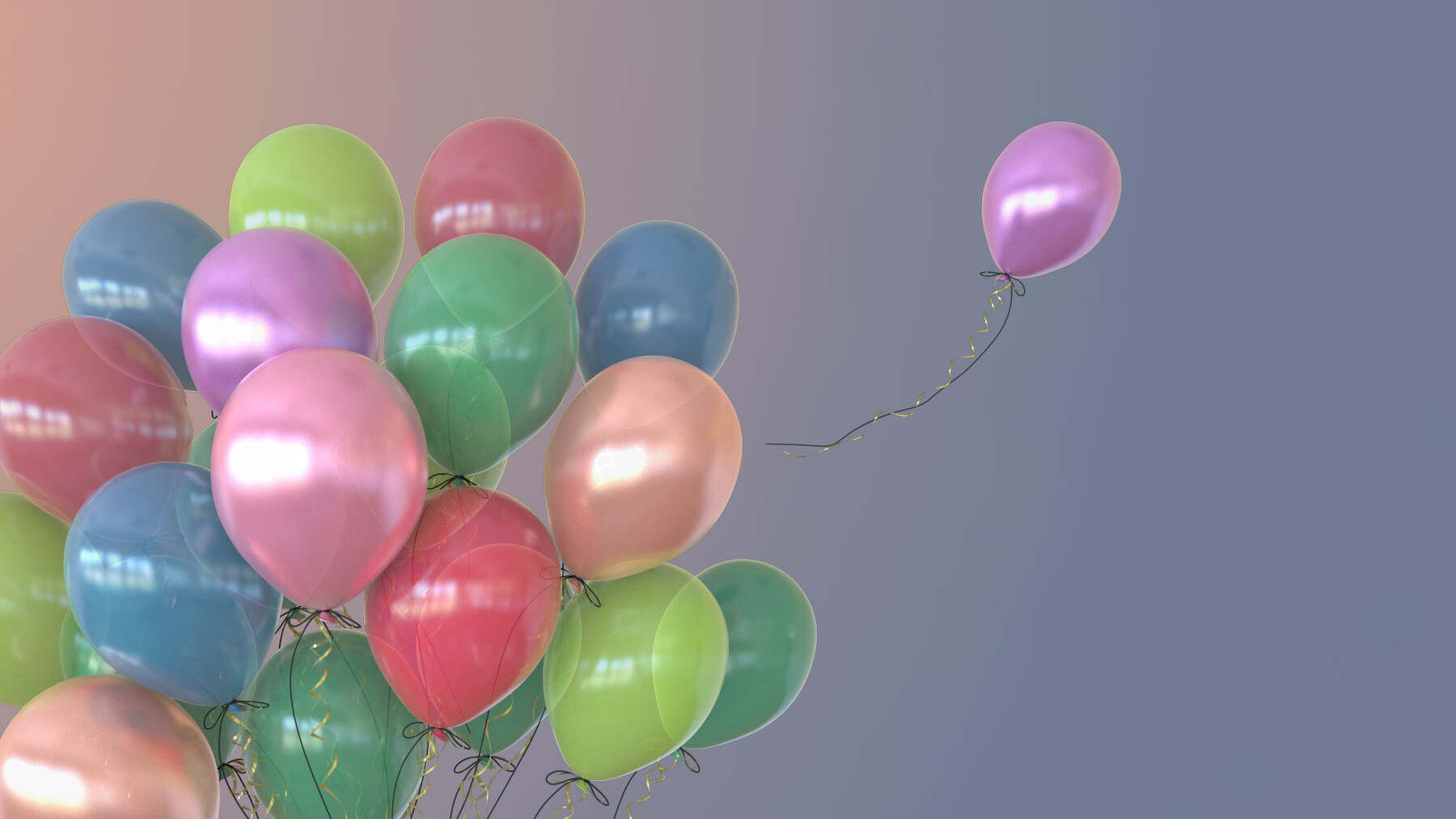 ArtStation - Balloons Low-poly model Collection | Resources