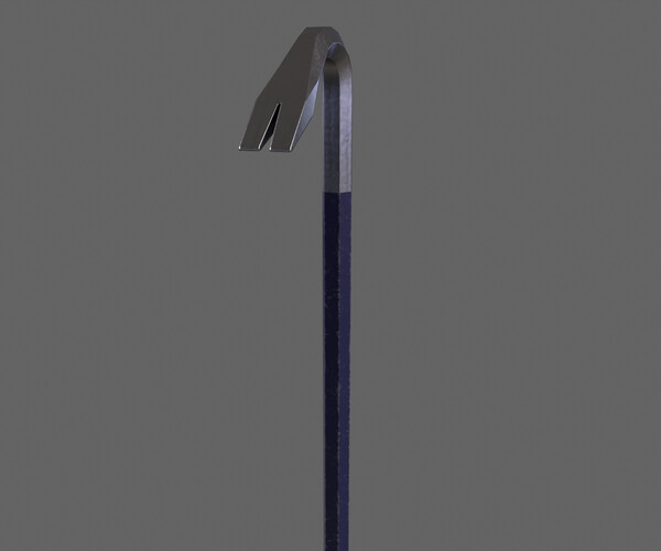 ArtStation - PBR Crowbar V1Blue | Game Assets
