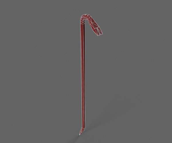 ArtStation - PBR Crowbar V2Red | Game Assets