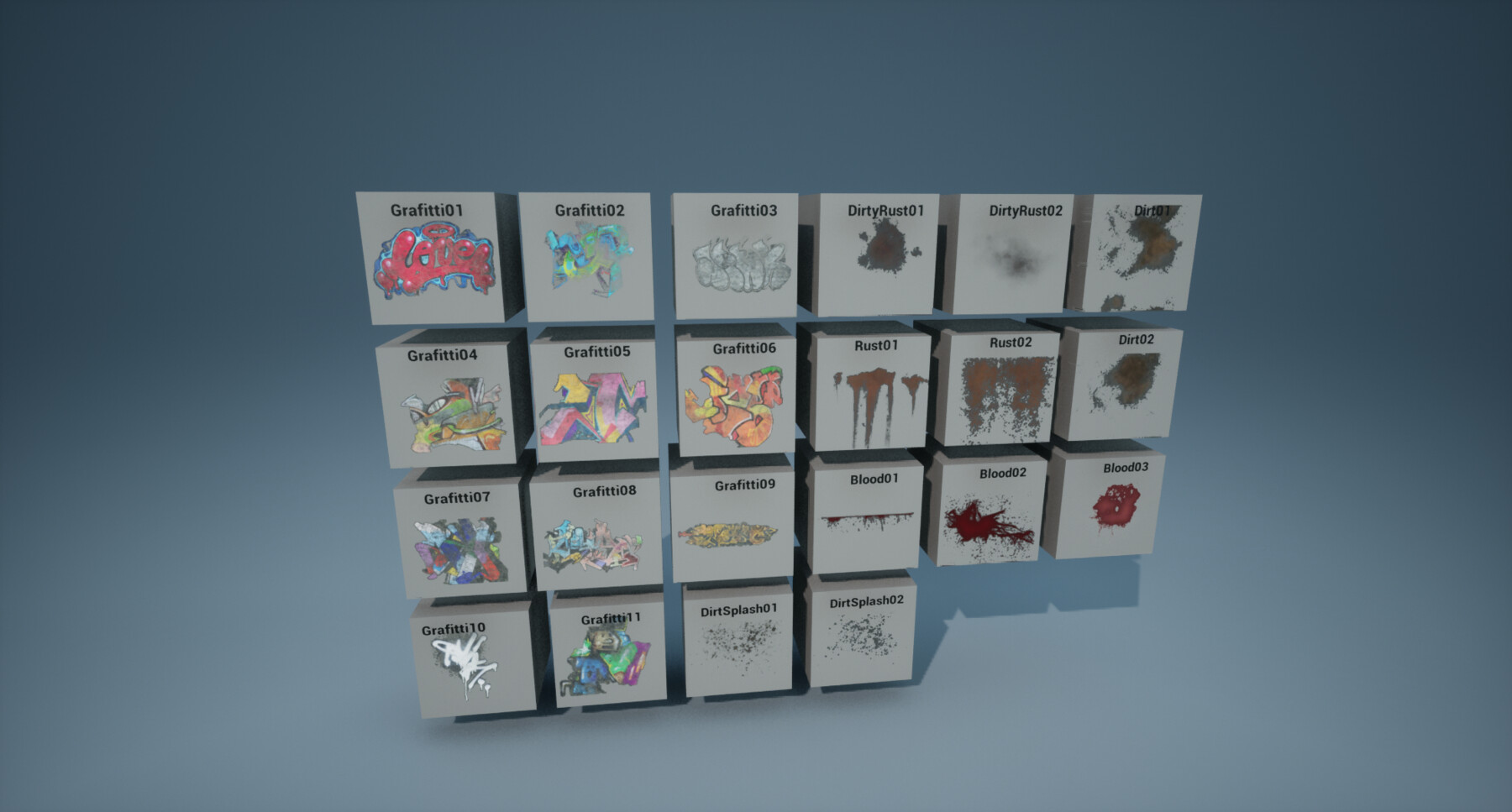 ArtStation - FREE Massive Decal Pack for Blender - Unreal Engine ...