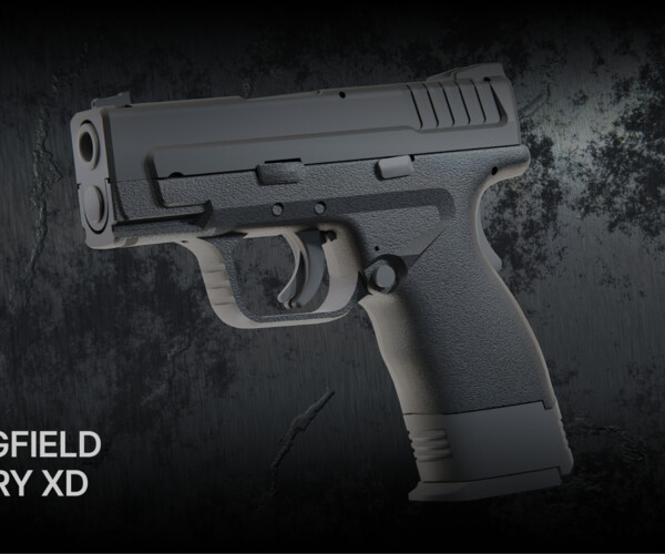 ArtStation - Springfield Armory XD (Whith shadering) | Game Assets