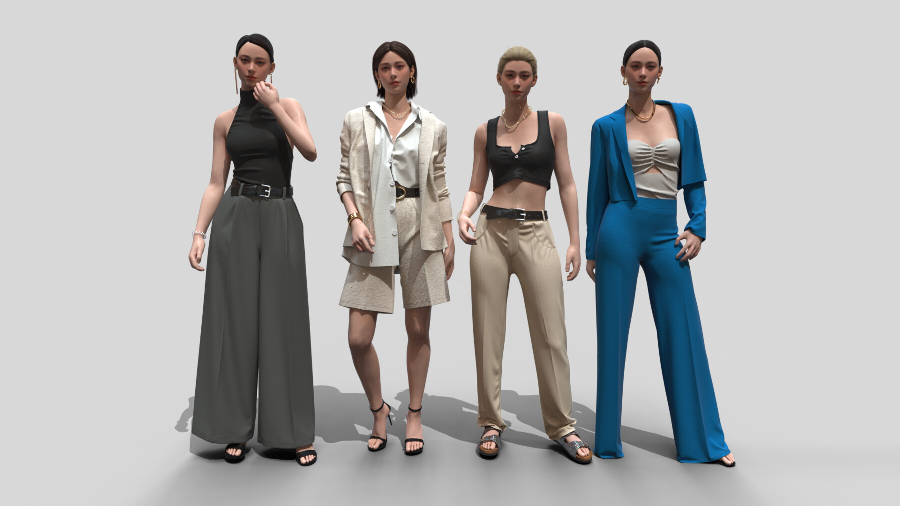 ArtStation - Realistic Women's Outfits | Resources
