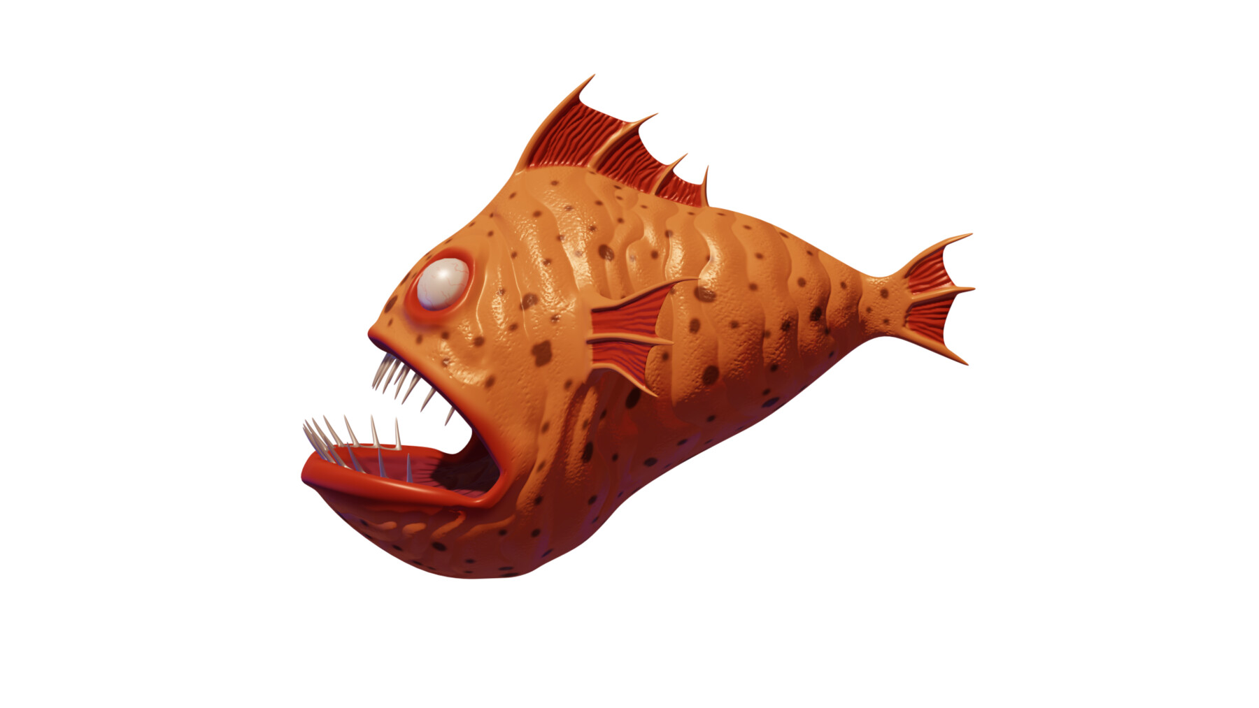 ArtStation - creepy fish | Game Assets