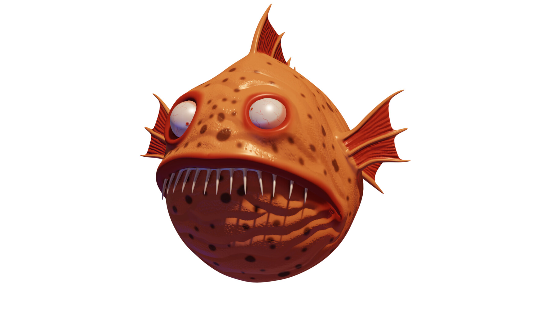 ArtStation - creepy fish | Game Assets