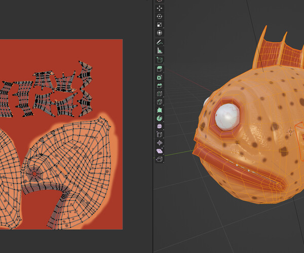 ArtStation - creepy fish | Game Assets