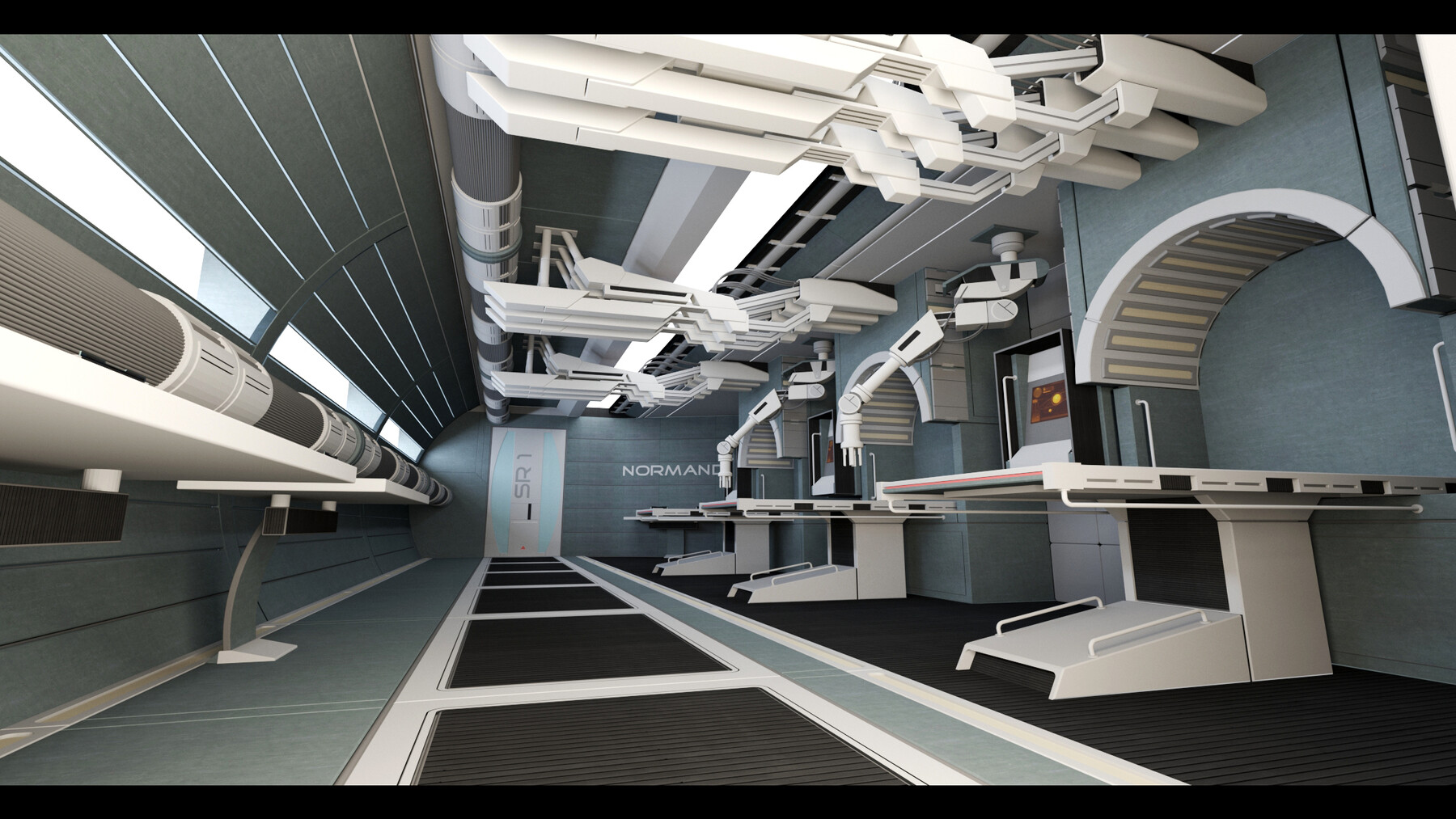 ArtStation - Sci-fi Station 02- High detail 3d models | Resources