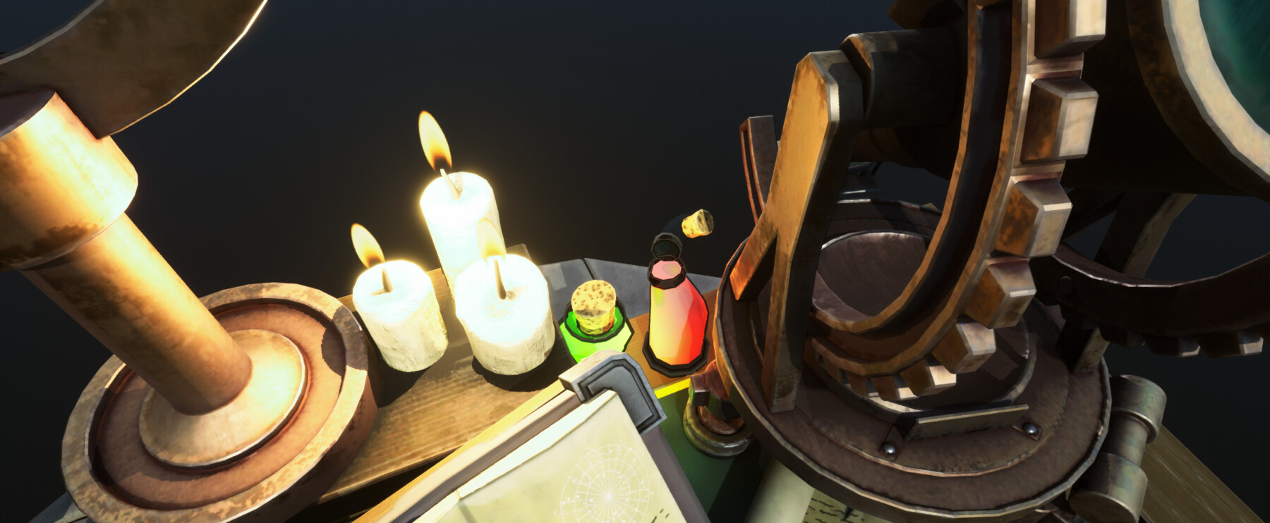 ArtStation - Blender to Unreal Engine 5 Stylized Wizards Astronomy Desk ...