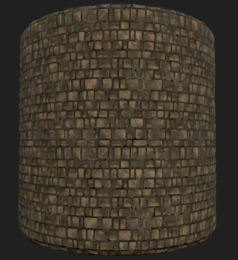 ArtStation - Ground Brick Material 5 | Game Assets
