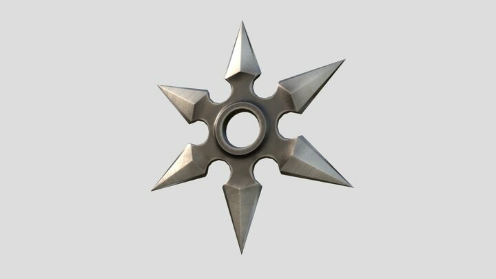 ArtStation - Shuriken Ninja Star | Game Assets