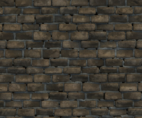 ArtStation - Ground Brick Material 6 | Resources