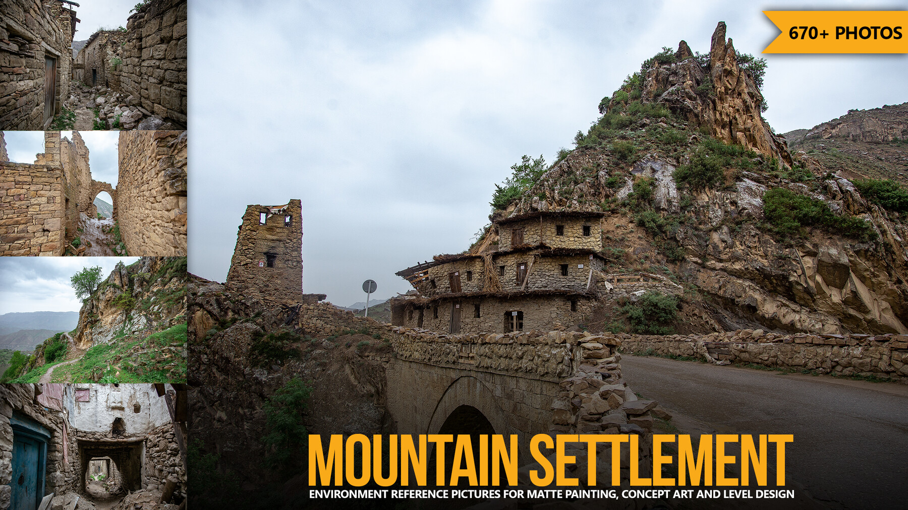 ArtStation - 670+ Mountain Settlement Reference Pictures | Resources