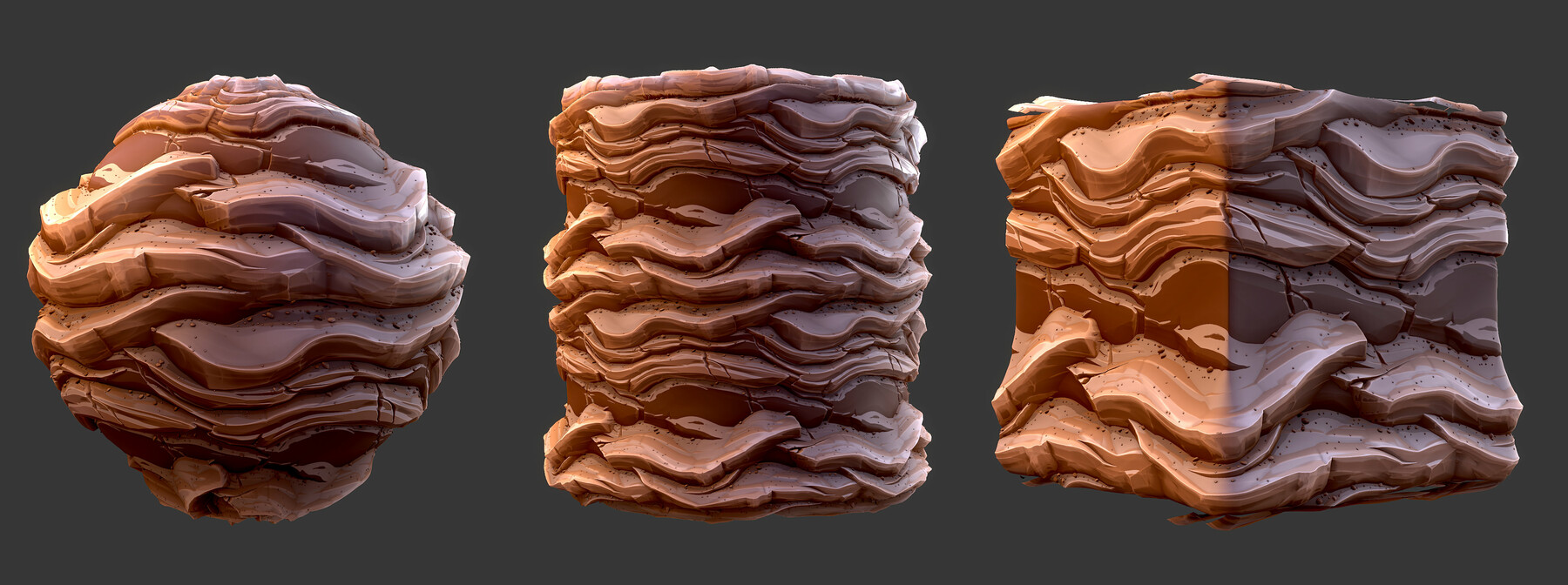 ArtStation - Stylized Desert Rock - Substance 3D Designer | Game Assets