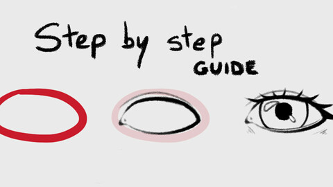 ArtStation - How to draw eyes using geometrical shapes | Tutorials