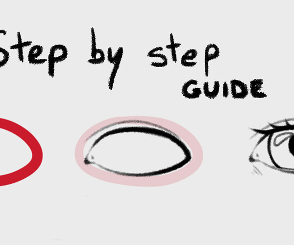 ArtStation - How to draw eyes using geometrical shapes | Tutorials