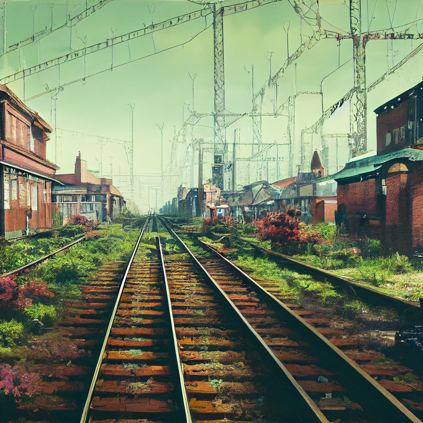 ArtStation - Abandoned places, trains. Pack | Artworks