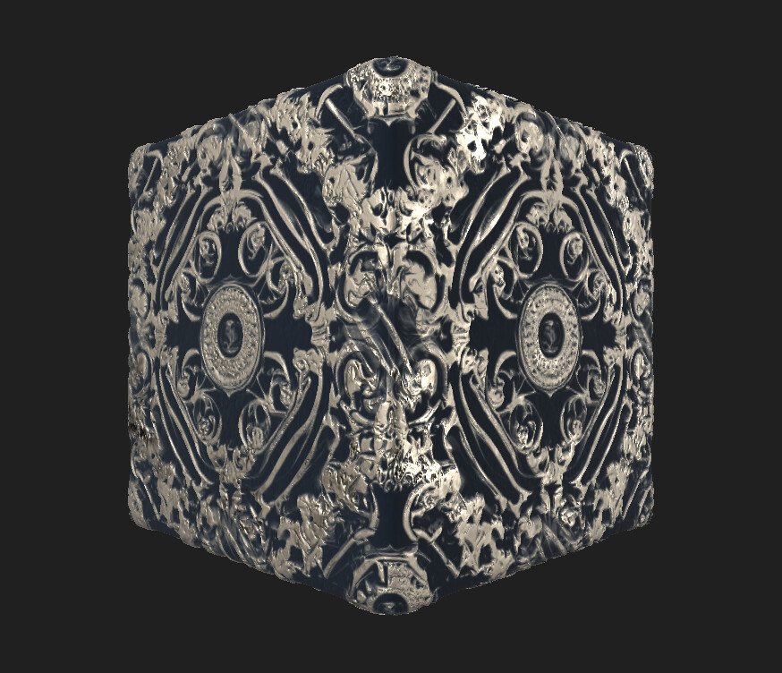 ArtStation - AI painting generate 20 Carved materials package | Resources