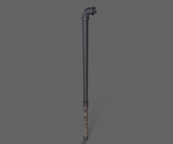 ArtStation - PBR Pipe Weapon V1f | Game Assets