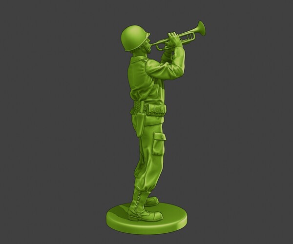 ArtStation - American soldier ww2 Trumpet A15 | Resources