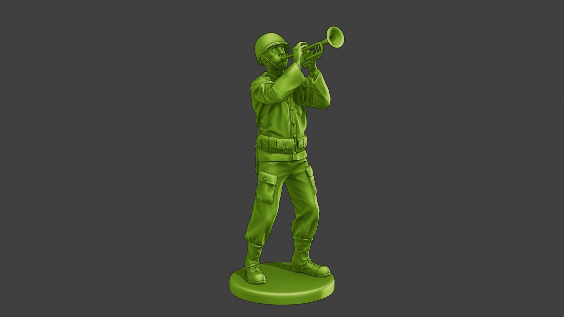 ArtStation - American soldier ww2 Trumpet A15 | Resources