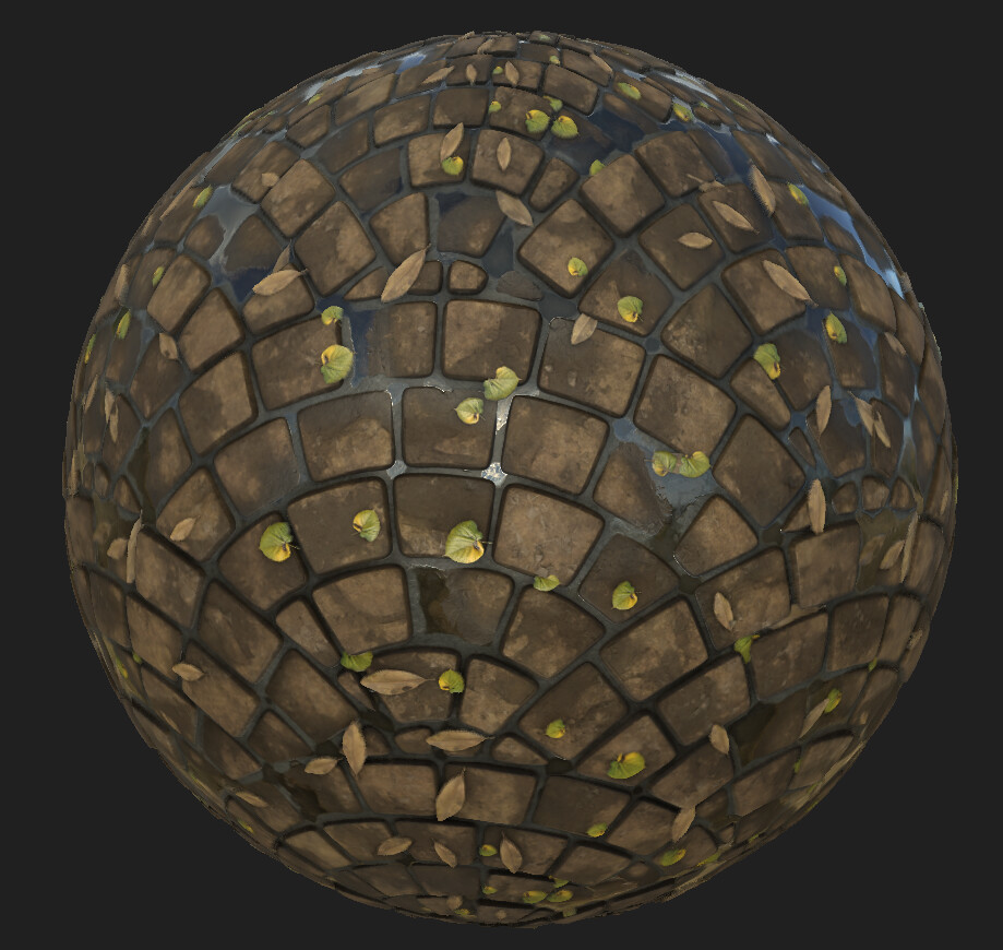 ArtStation - Ground Brick Material 9 | Resources