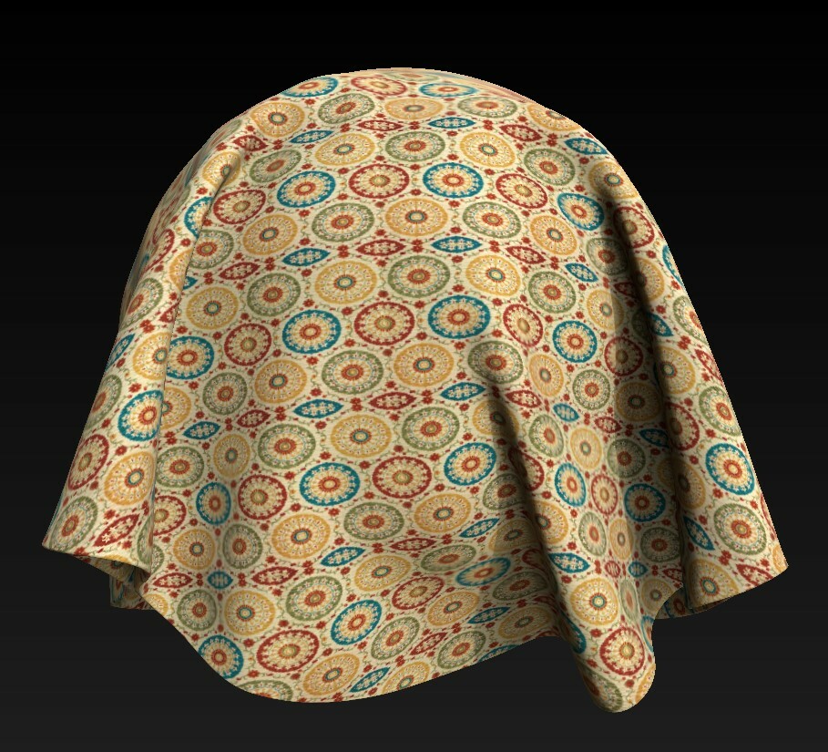 ArtStation - 10 Fabric Patterns Seamless and Tileable Vol. 7 | Game Assets