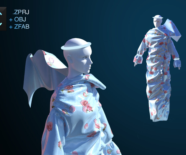 ArtStation - Flying Venus, pure feminine CLO 3D fantasy design | Resources